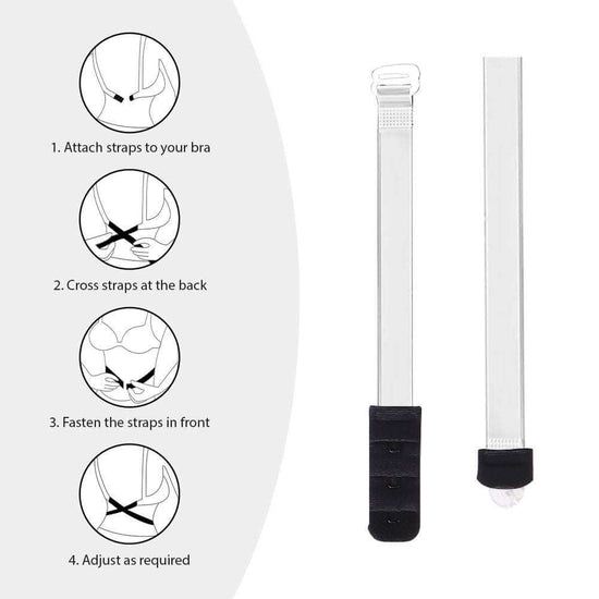 Buy Transparent Low-Back Converter Lightweight Adjustable Skin Friendly ...