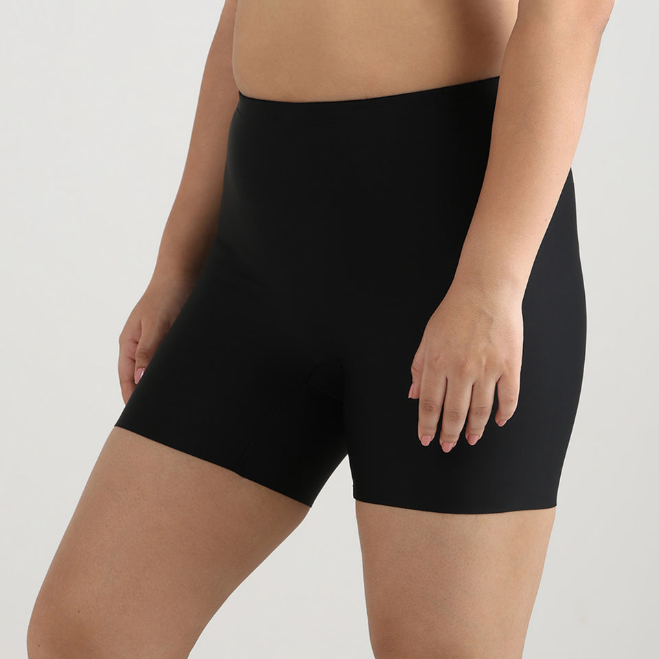 Girdle Collection Mid Waist Full Coverage Firm Control Seamless Thigh ...